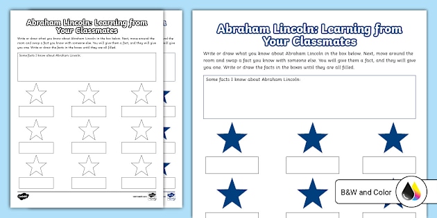 Abraham Lincoln Facts Worksheets 99worksheets