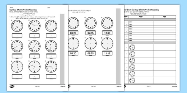 KS2 Time Conversions | twinkl.co.uk