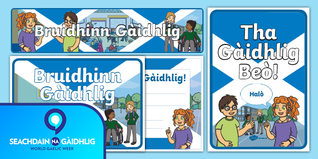 * NEW * Seachdain na Gàidhlig Bruidhinn Gàidhlig- Pasgan Gnìomh