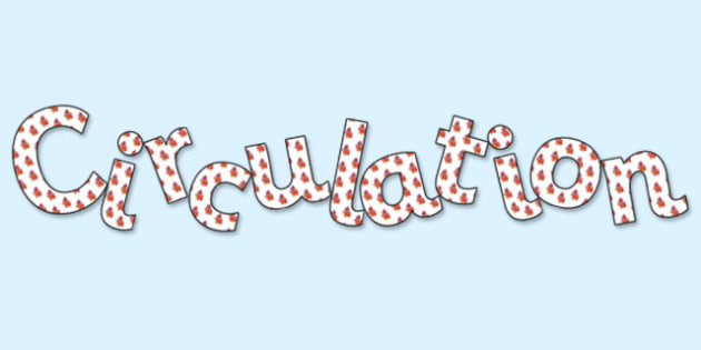 'Circulation' Display Lettering - circulation, circulation lettering