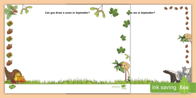 FREE! - September Drawing Prompts (teacher made)