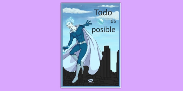 Anything is Possible Motivational Poster -Spanish