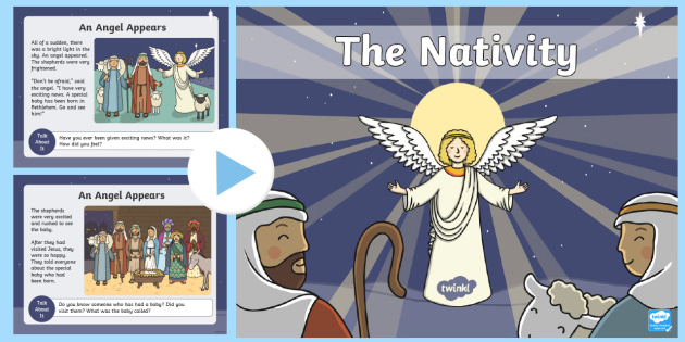 * NEW * KS1 The Nativity Activity PowerPoint - mary and joseph