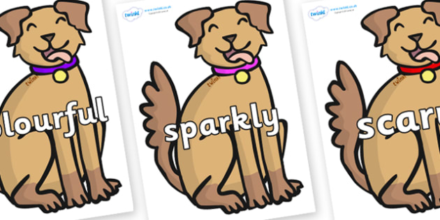 Wow Words on Dogs (teacher made)