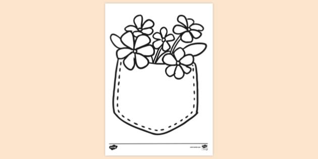 FREE! - Pocket Colouring Page | Colouring Sheets