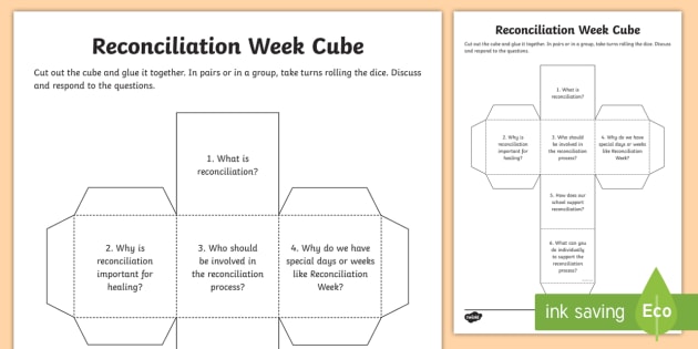 Activity Cube on Australia's National Reconciliation Week