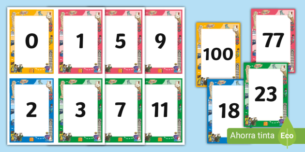 Numeros Del 1 Al 100 Para Imprimir Numeros Del 1 Al 100 Para Imprimir