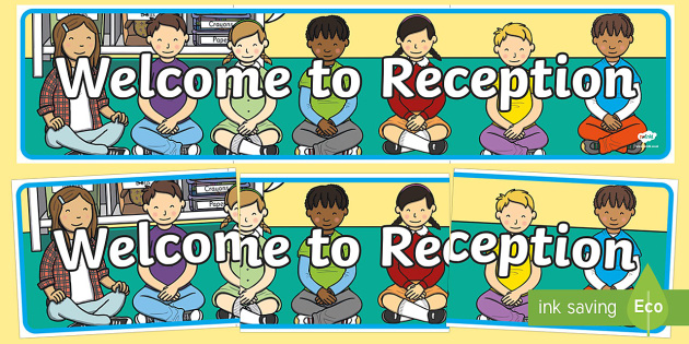 👉 Welcome to Reception Display Banner (teacher made)
