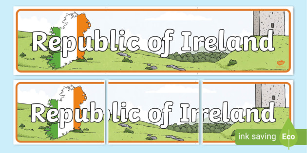 Ireland Display Banner (teacher made)