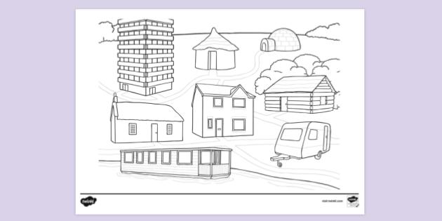 different kinds of coloring pages