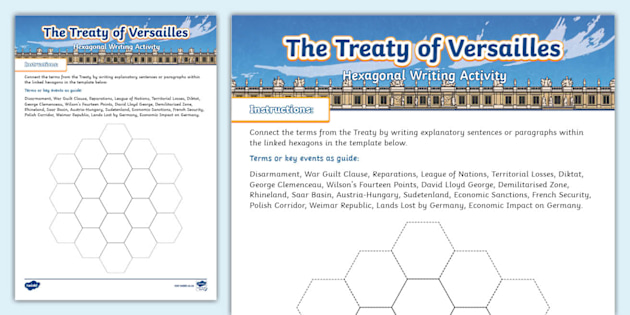 Treaty Of Versailles History • Twinkl.com.au