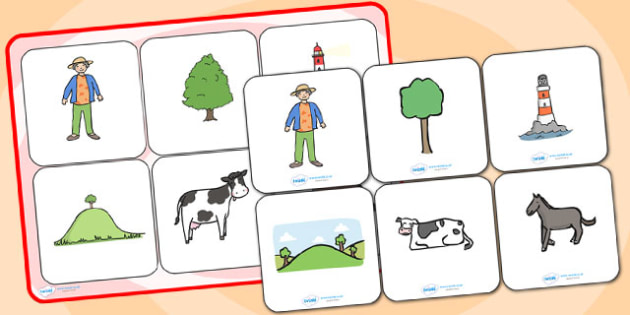 The Train Ride Matching Cards and Board (teacher made)