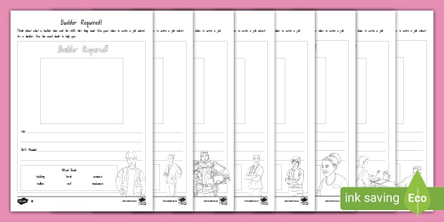 NZ Job Advert Differentiated Writing Frames (teacher made)