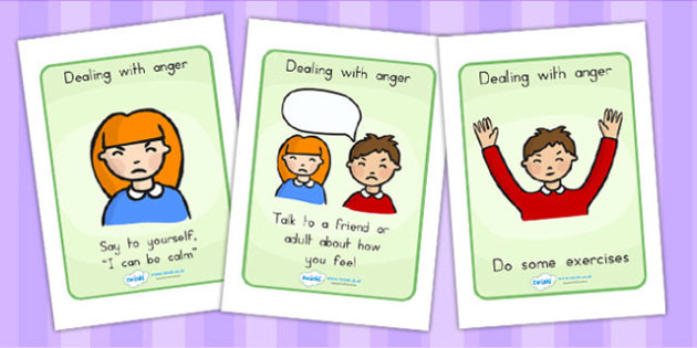 SEL How To Help Your Anger Posters (teacher made)