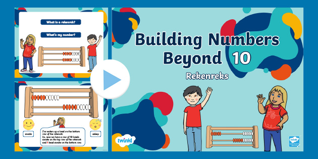 👉 Building Numbers Beyond 10 Rekenrek PowerPoint