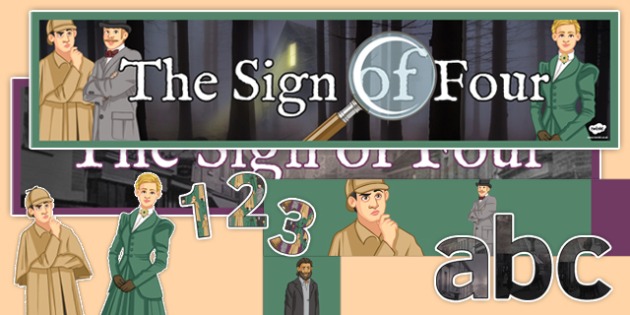 GCSE Sign of Four Display Pack (teacher made)