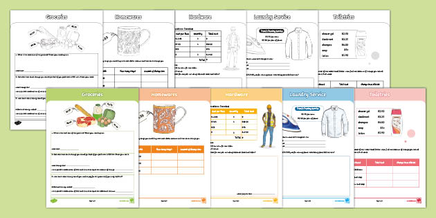 Senior Phase Money Worksheets Pack | South African Rand