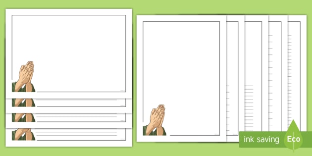 All Souls Day KS2 Themed Page Border - Primary Resource