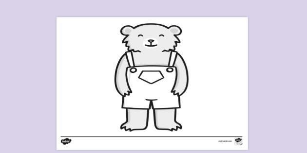 FREE! - Baby Bear Colouring Page | Colouring Sheets