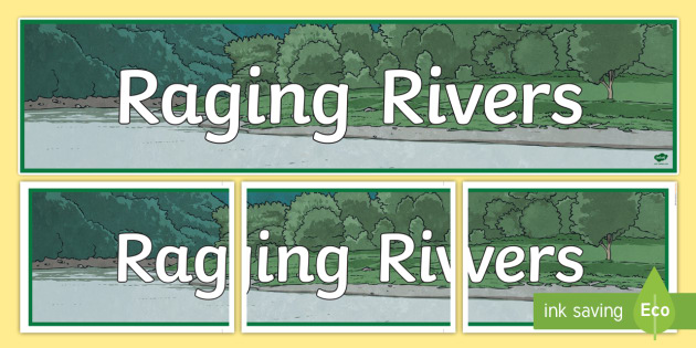 Raging Rivers Display Banner - Raging Rivers Display Banner