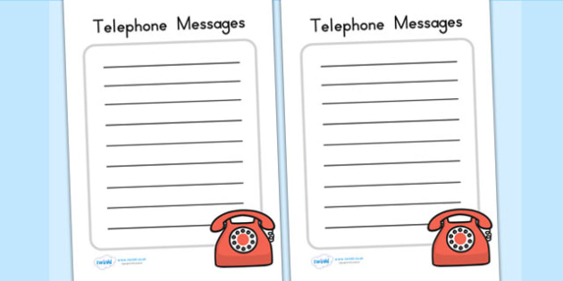 Doctors' Surgery Telephone Messages (teacher made)