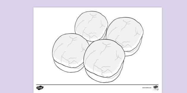 FREE! - bread Colouring | Colouring Sheets (teacher made)