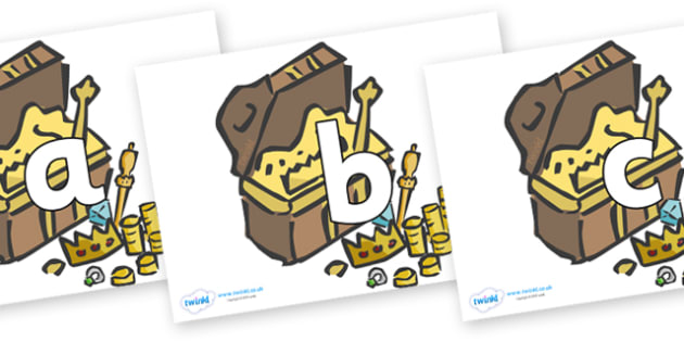 Phoneme Set on Treasure Chests (teacher made)