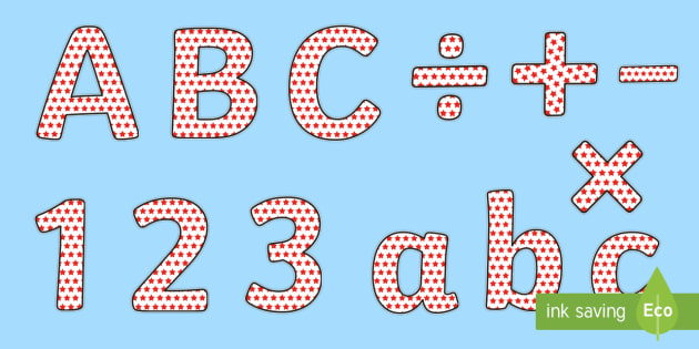 White Display Letters | twinkl.com.au