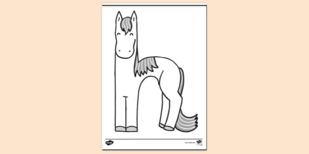 FREE! - Letter 'h' Colouring Page | Colouring Sheets