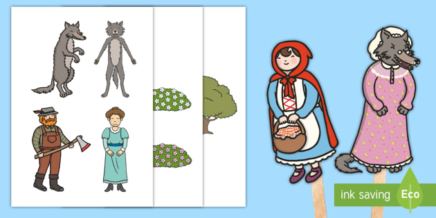 * NEW * Little Red Riding Hood Small World Characters