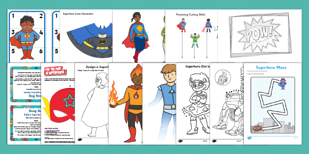 Paquete de recursos: Los superhéroes