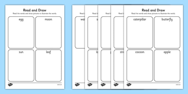 FREE! - Read and Draw Activity to Support Teaching on The Very Hungry