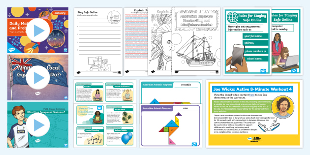 FREE! - Year 4 Term 1 Week 4 School Closure Home Learning Pack