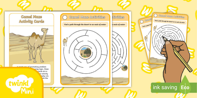 Twinkl Mini Maze Activity Cards (teacher made)