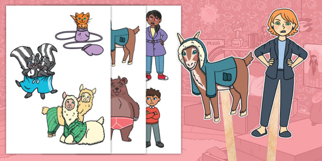 Stop Telling Fibs! Stick Puppets (teacher made)