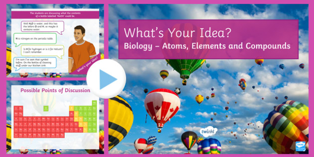 KS3 Atoms, Elements and Compounds What's Your Idea? PowerPoint