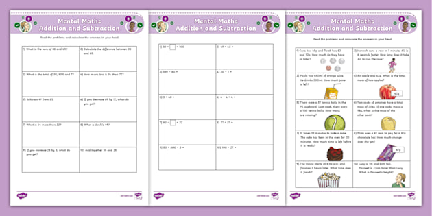 Grade 5 Addition Worksheets Dewwool