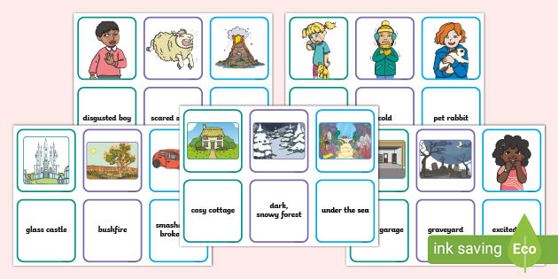 Visualisation Comprehension Matching Game For Years F-2
