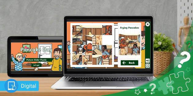 Interactive Pancake Day Picture Slider Game | Twinkl Go!
