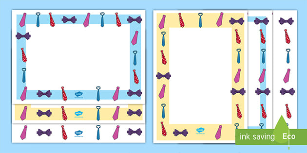 KS1 Tie Card Inserts (teacher made)
