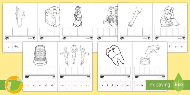 Ficha: La letra D - juego lectoescritura, juego lecto, juego didáctico