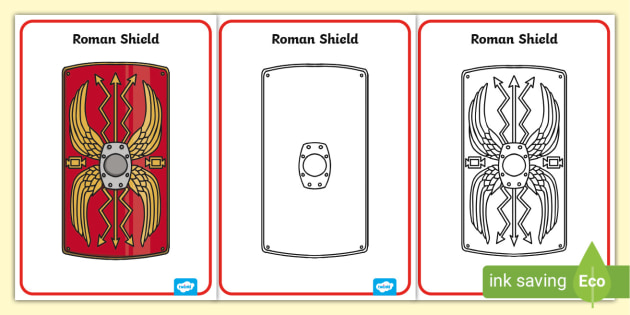 FREE Roman Shield Template To Print Twinkl Resources