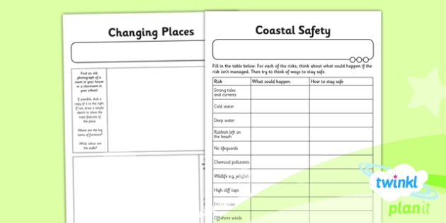 Geography: Our Changing World Year 6 Unit Home Learning Tasks