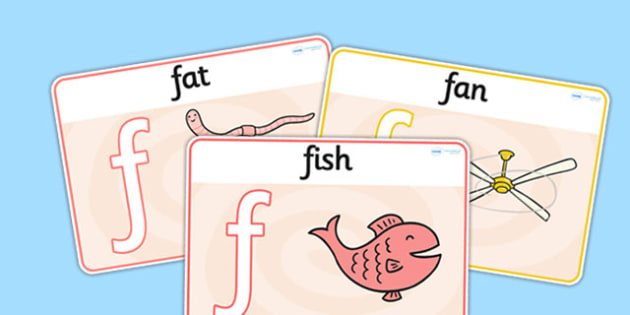 Initial f Sound Playdough Mats (teacher made)