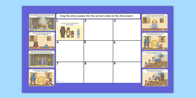 Goldilocks Story and Story Sequencing Notebook - Goldilocks Story and Story