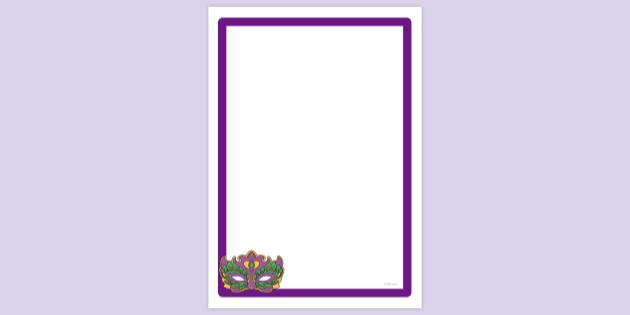 FREE! - Carnival Page Border to Print | Page Borders | Twinkl