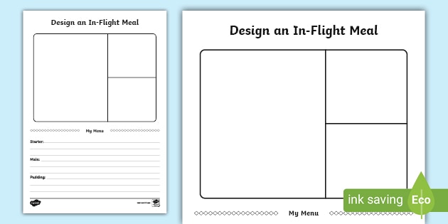 Design An In Flight Meal