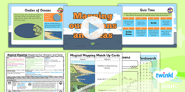 Geography: Magical Mapping: Mapping Our Ocean and Seas Year 2 Lesson Pack 6