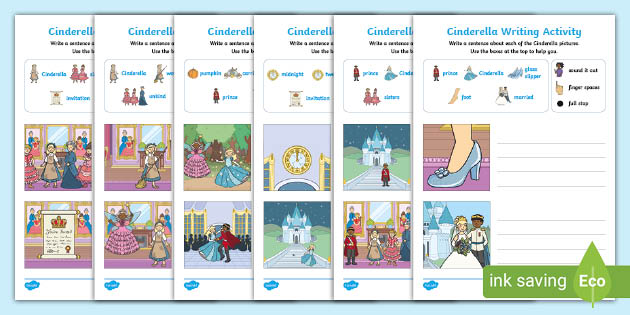 Cinderella Early Writing Activity (teacher made)