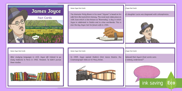 James Joyce Fact Cards (Teacher-Made)